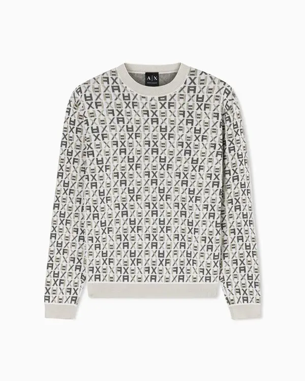Armani Exchange Cotton Jumpers - Beige
