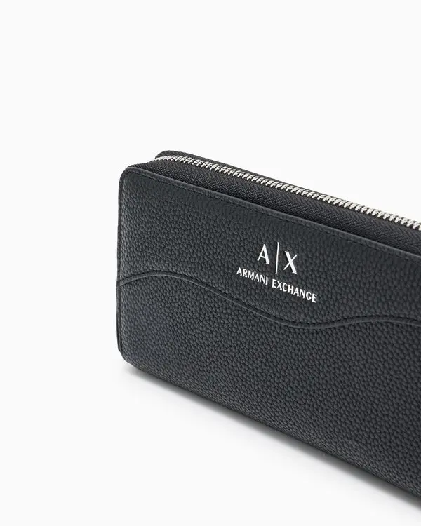 Armani Exchange Horizontal Zip Wallet