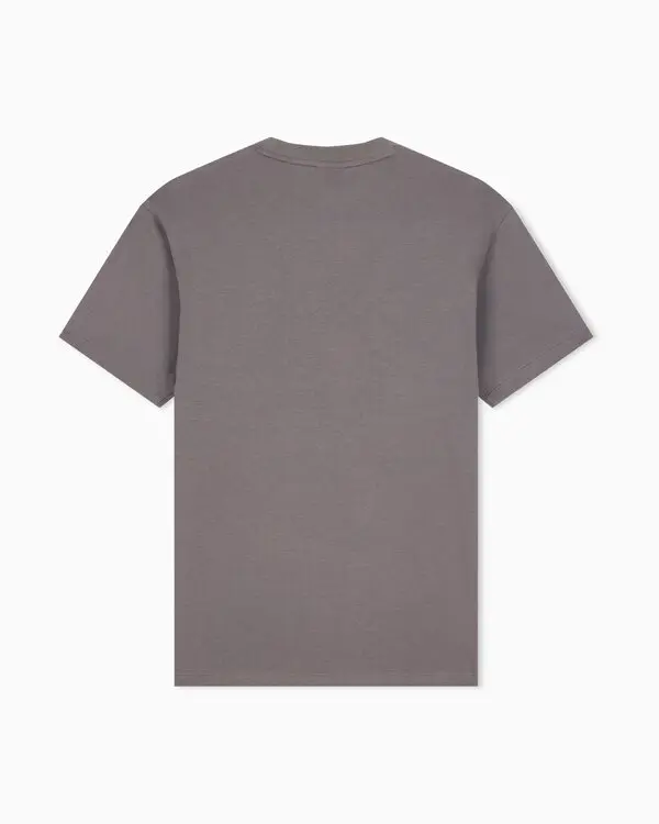 Armani Exchange Regular T-shirt In Cotton Jersey - Brown