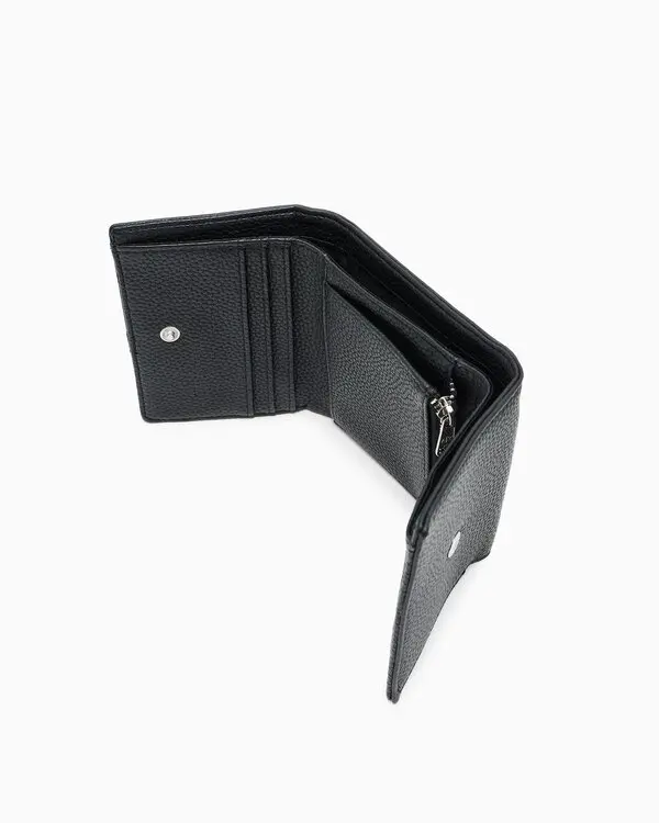 Armani Exchange Mini Wallet With Shaped Stitching
