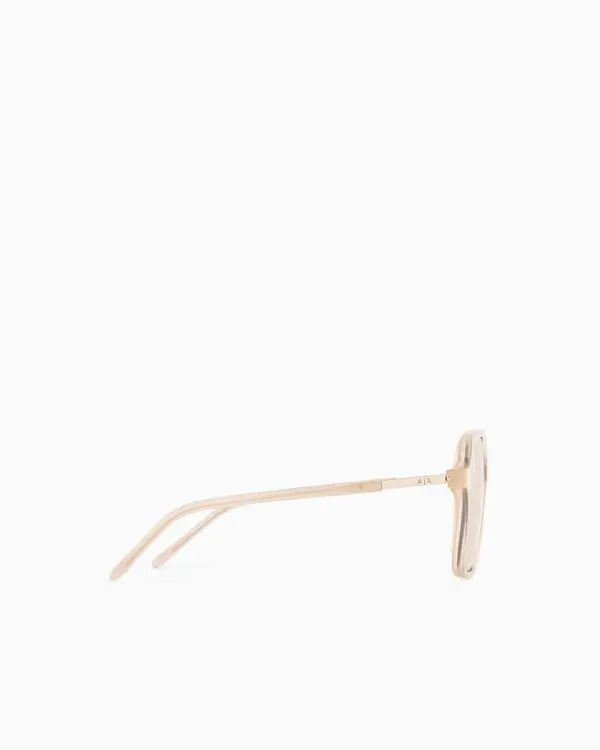 Armani Exchange Square Sunglasses - Beige