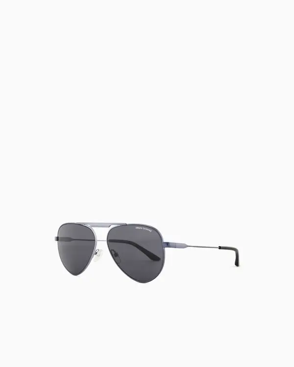 Armani Exchange Aviator Sunglasses - Blue