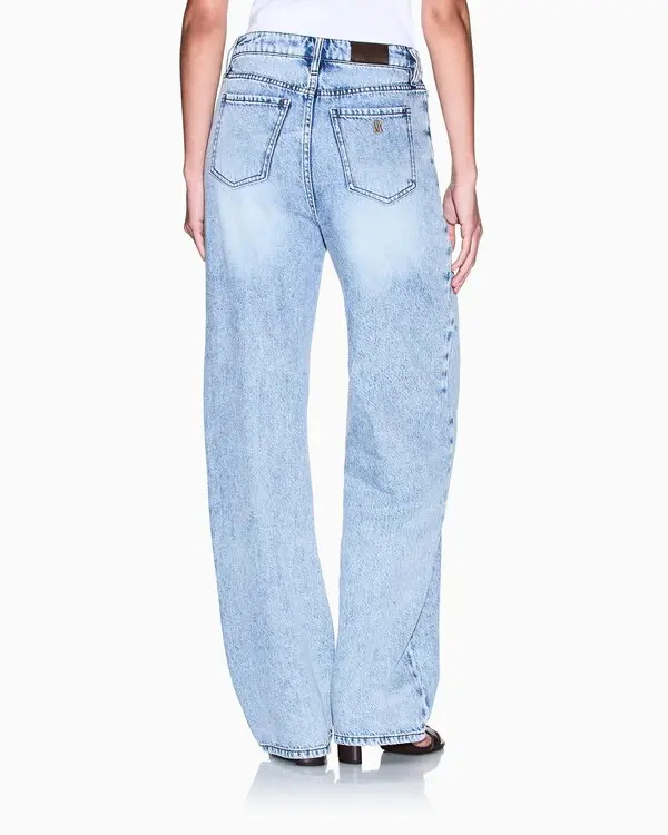 Armani Exchange Relaxed Fit Jeans In Lyocell Denim
