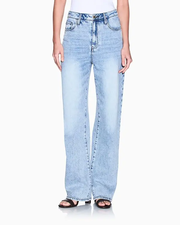 Armani Exchange Relaxed Fit Jeans In Lyocell Denim