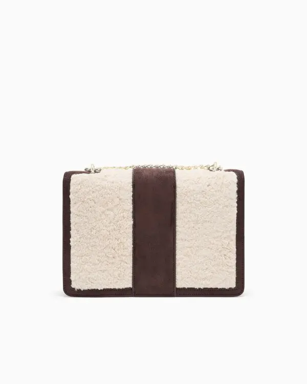 Armani Exchange Crossbody Messenger Bag In Coated Fabric