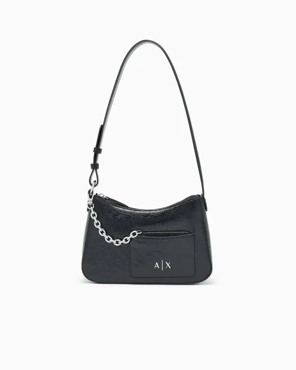 Armani Exchange Mini Bag In Coated Fabric