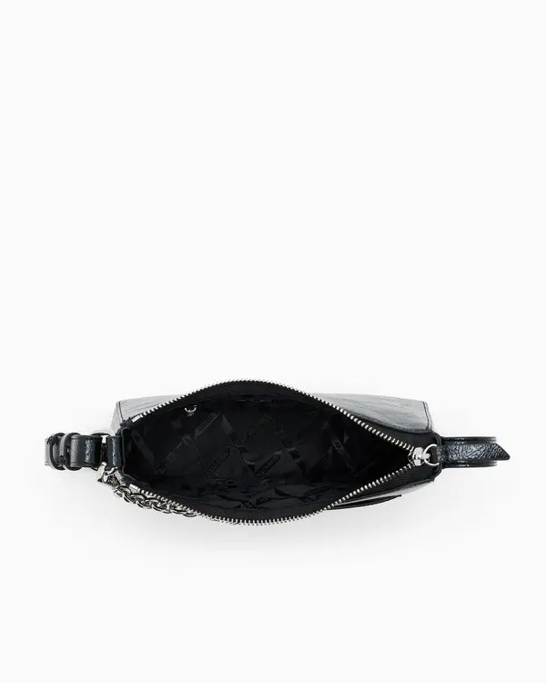 Armani Exchange Mini Bag In Coated Fabric