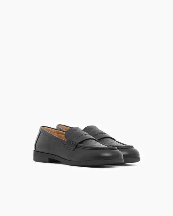 Armani Exchange Formal Loafer With Regular Fit And A Rubber Sole