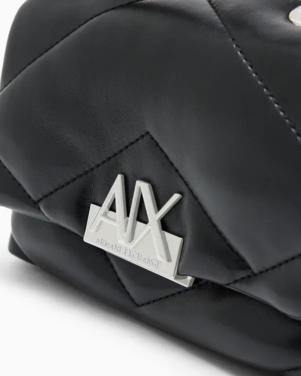 Armani Exchange Mini Bag With Outer Coating And Padding