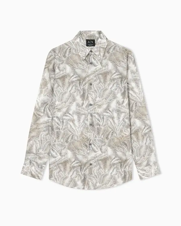 Armani Exchange Oversized Cotton Shirt
