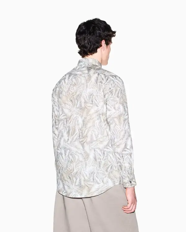 Armani Exchange Oversized Cotton Shirt