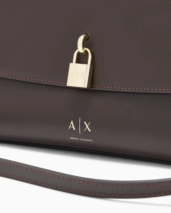 Armani Exchange Coated Fabric Messenger Bag - Brown