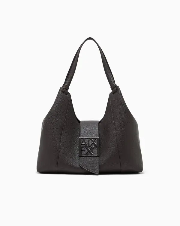 Armani Exchange Soft Hobo Shoulder Bag