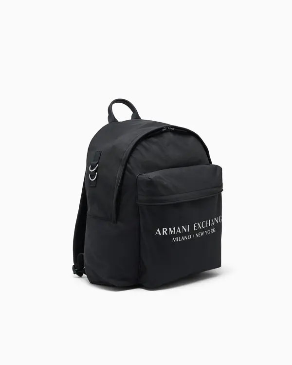 Armani Exchange Backpack In Coated Fabric