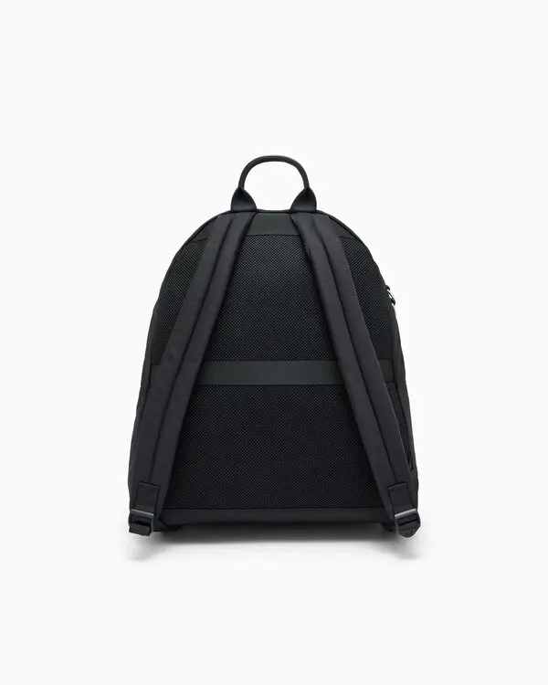 Armani Exchange Backpack In Coated Fabric