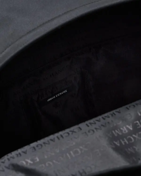 Armani Exchange Backpack In Coated Fabric