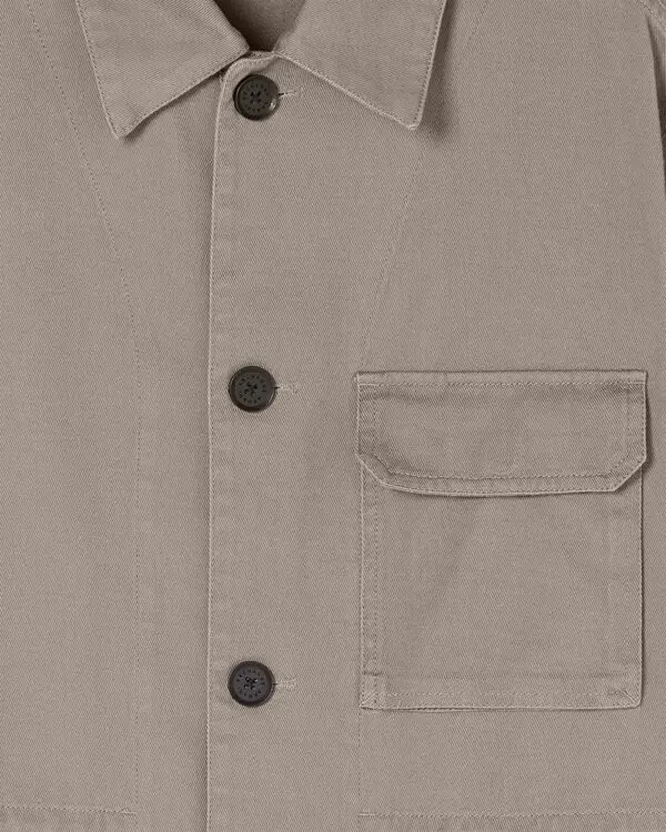 Armani Exchange Classic Blouson In Lightweight Cotton Twill