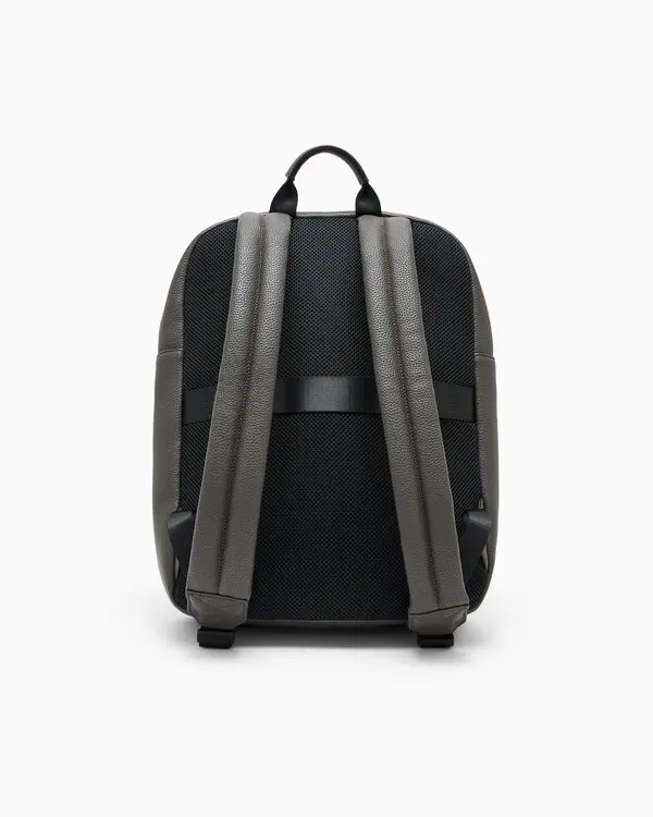 Armani Exchange Backpack With Outside Coating - Brown