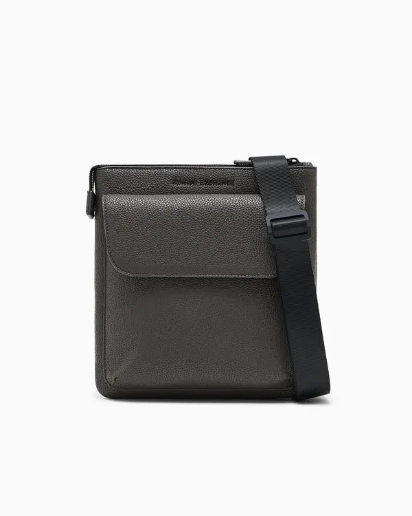 Armani Exchange Messenger Bag Flat Crossbody - Brown