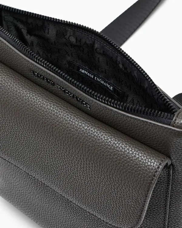 Armani Exchange Messenger Bag Flat Crossbody - Brown