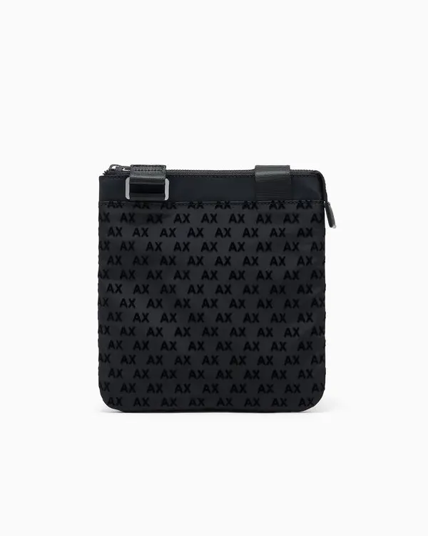 Armani Exchange Flat Crossbody Messenger Bag