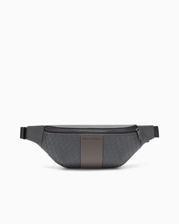 Armani Exchange Coated Belt Bag - Grey