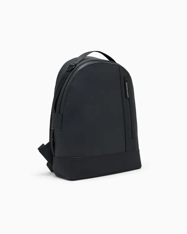 Armani Exchange Backpack In Coated Fabric