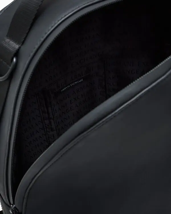 Armani Exchange Backpack In Coated Fabric