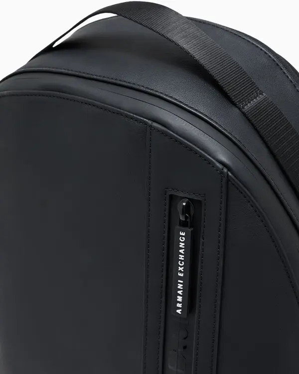 Armani Exchange Backpack In Coated Fabric
