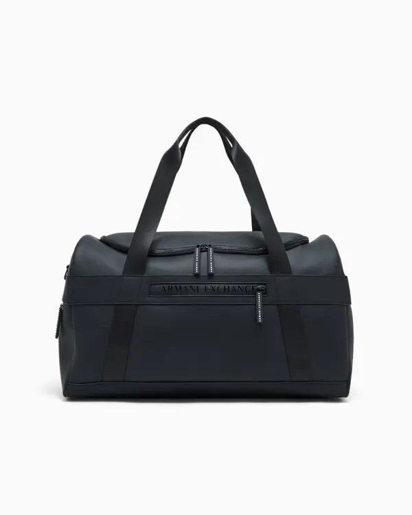 Armani Exchange Duffle Bag In Coated Fabric