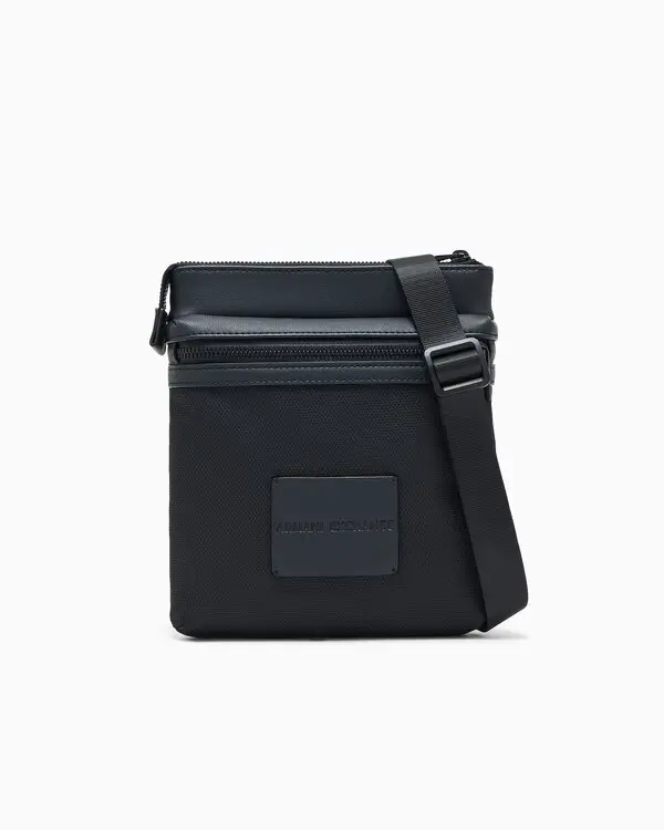 Armani Exchange Flat Crossbody Messenger Bag