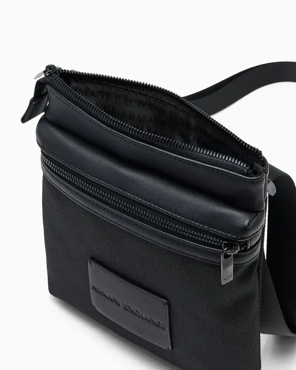 Armani Exchange Flat Crossbody Messenger Bag