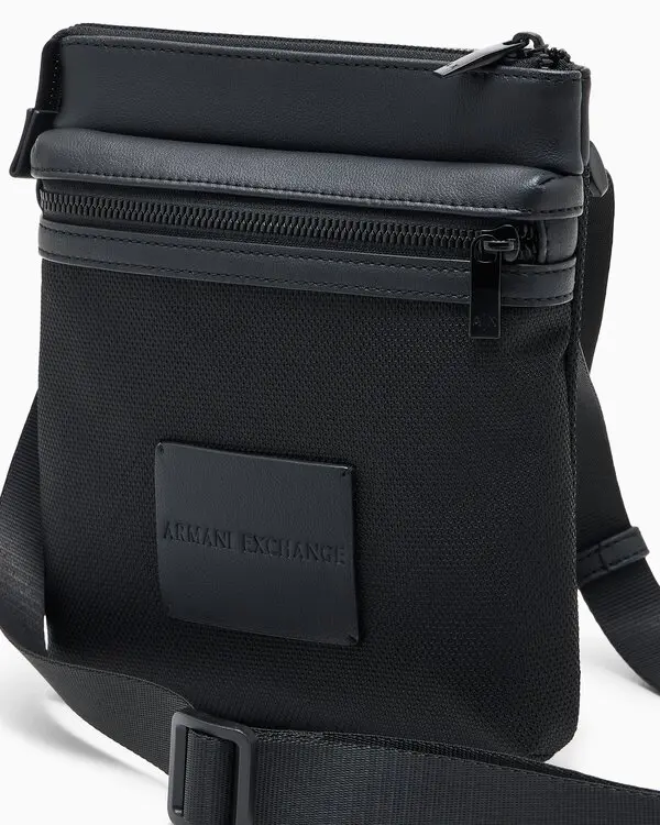 Armani Exchange Flat Crossbody Messenger Bag