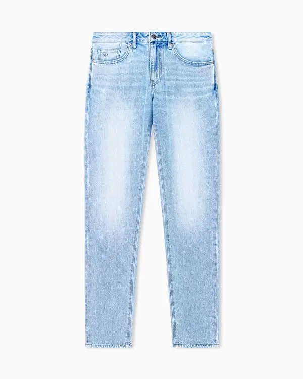 Armani Exchange Slim Fit Stretch Denim Jeans - Blue
