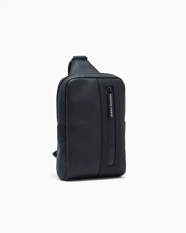 Armani Exchange Bodypack Backpack In Coated Fabric