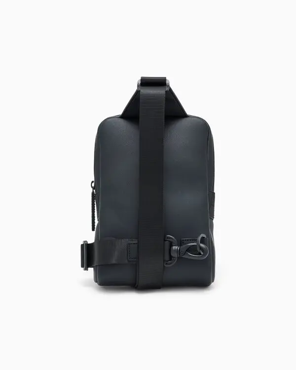Armani Exchange Bodypack Backpack In Coated Fabric