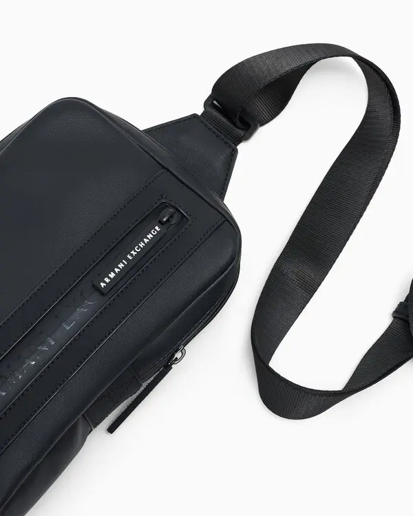 Armani Exchange Bodypack Backpack In Coated Fabric