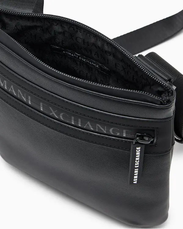 Armani Exchange Flat Crossbody Messenger Bag