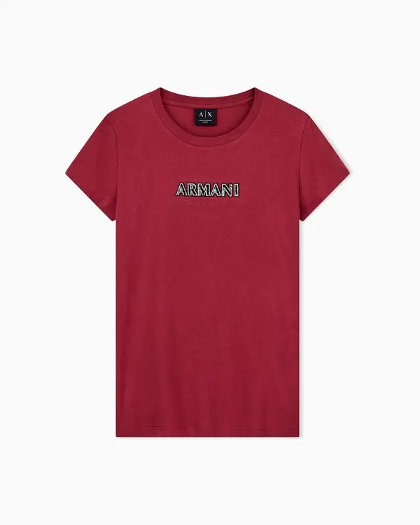 Armani Exchange Slim Fit Cotton Jersey T-shirt - Red