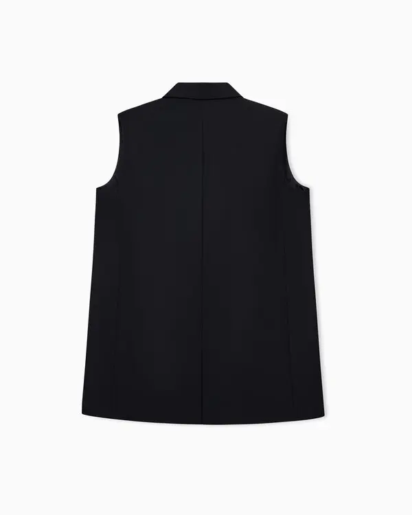 Armani Exchange Regular Fit Waistcoat Fabric Blend