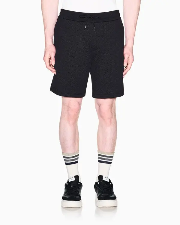 Armani Exchange Bermuda Jacquard Stretch Modern Comfort - Black