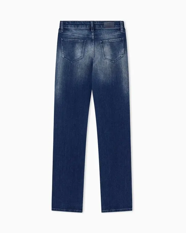 Armani Exchange Slim Fit 5 Pockets Pant In Denim Stretch