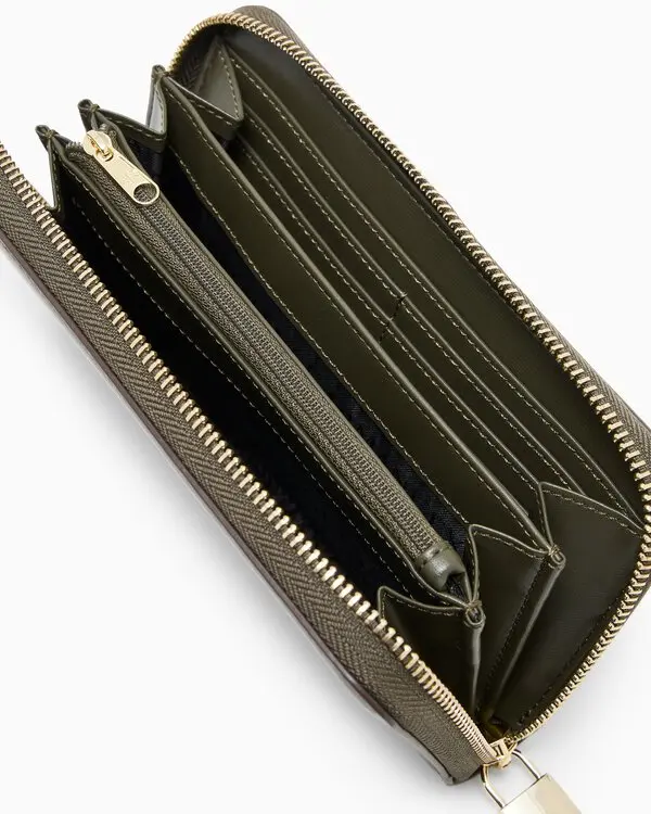 Armani Exchange Mini Shoulder Bag With Metal Effect