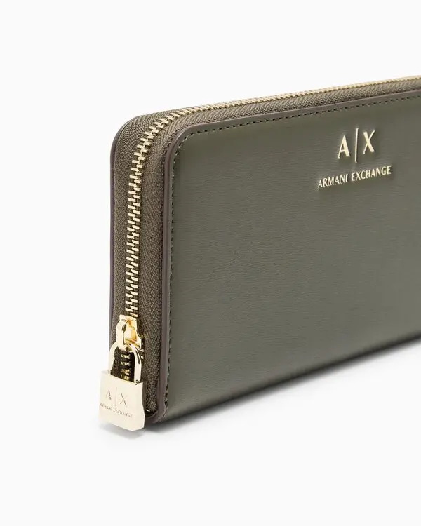 Armani Exchange Mini Shoulder Bag With Metal Effect