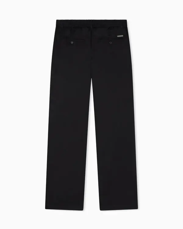 Armani Exchange Oxford Lyocell Trousers