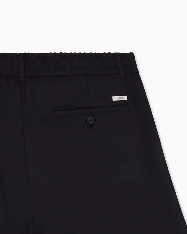 Armani Exchange Oxford Lyocell Trousers