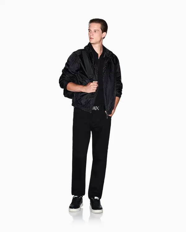 Armani Exchange Comfort Slim Straight-leg Stretch Denim Jeans