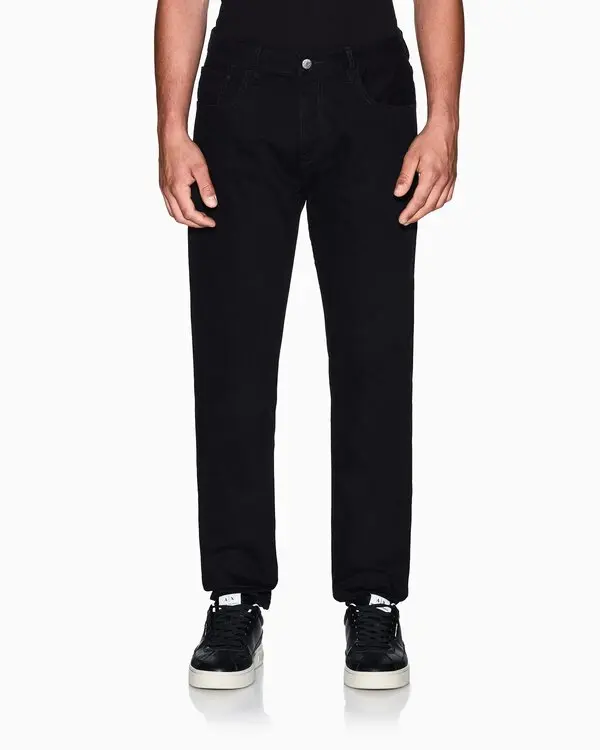 Armani Exchange Comfort Slim Straight-leg Stretch Denim Jeans