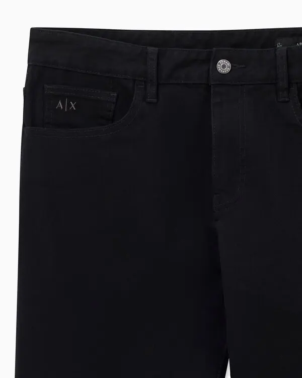 Armani Exchange Comfort Slim Straight-leg Stretch Denim Jeans