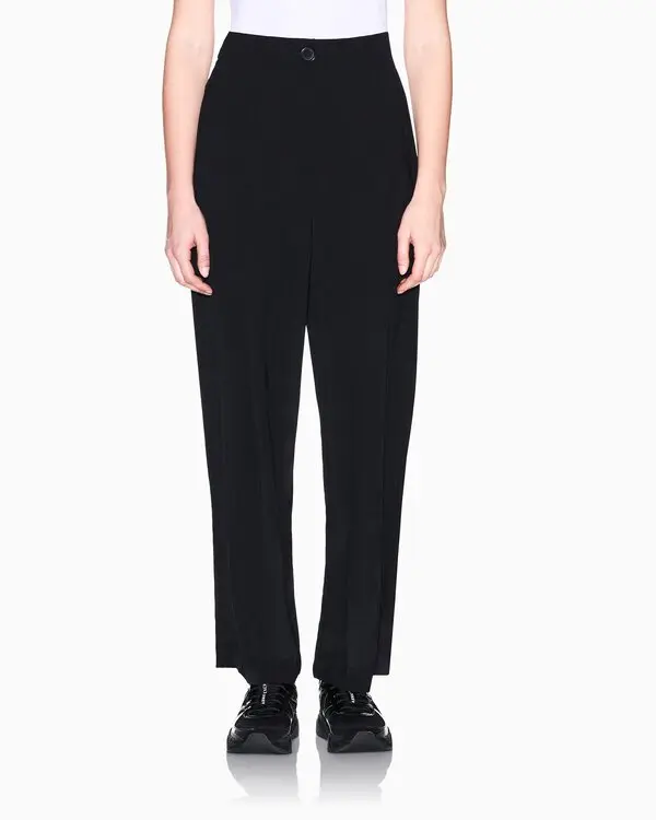 Armani Exchange Asv Fabric Pleated Trousers
